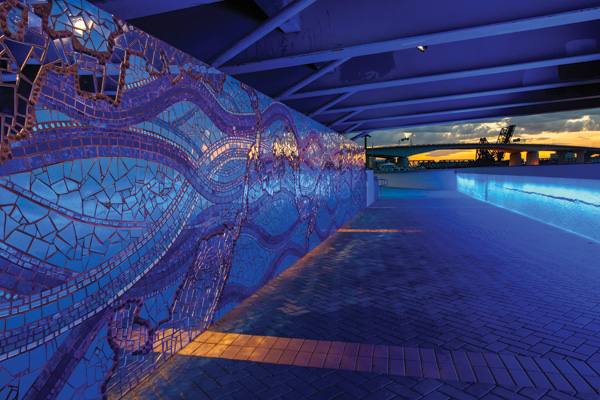 Mirrored River: Where Do You See Yourself? Riverwalk mural reflects our ...