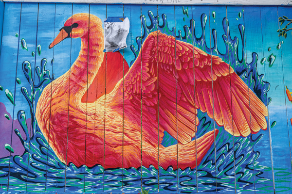 The ‘Swan Dive’ Mural - Arbus Magazine