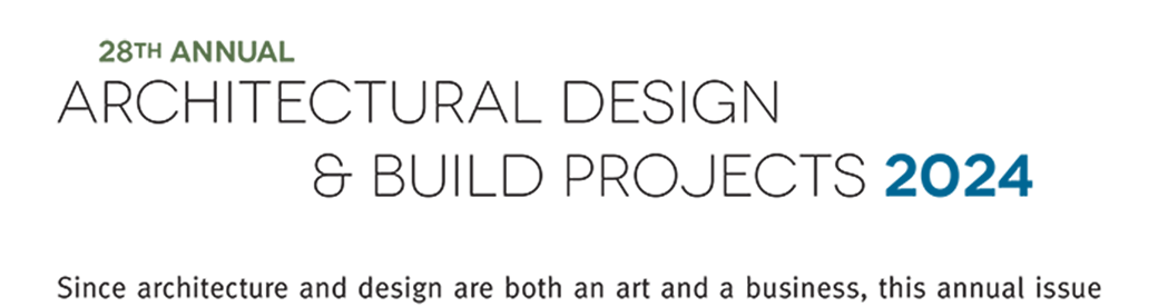 ARCHITECTURAL DESIGN & BUILD PROJECTS 2024 - Arbus Magazine
